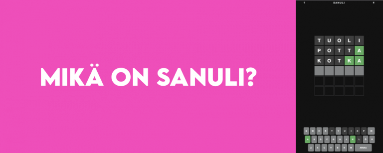 Sanuli - kehitä sanavarastoasi suomenkielisessä sanapelissä